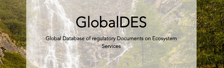 GlobalDES: Global Database of regulatory Documents on Ecosystem ...