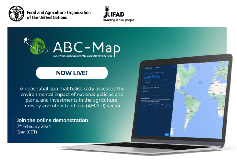 ABC-Map, the Adaptation, Biodiversity and Carbon Mapping tool is now ...